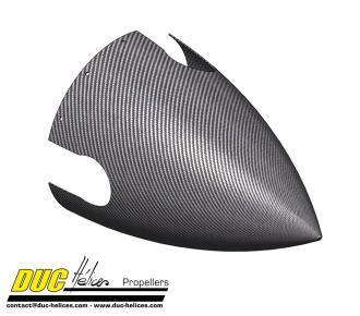 4-blade Spinner & Bulkhead Ø270mm Carbon | DUC Hélices Propellers
