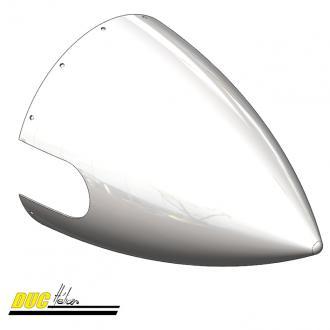 2-blade Spinner & Bulkhead Ø250-L300mm White | DUC Hélices Propellers