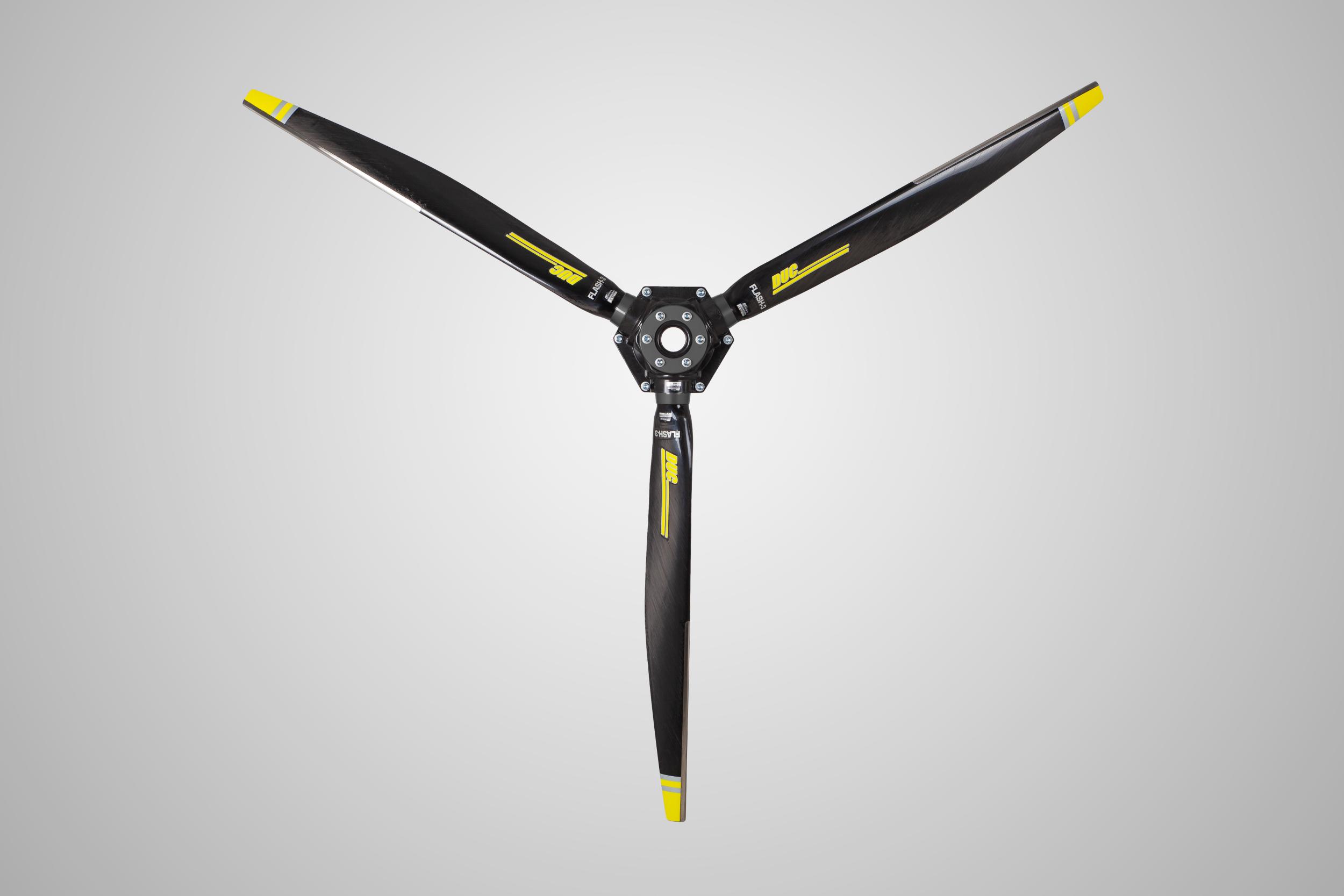 3-blade Inconel FLASH-3-R Propeller Right | DUC Hélices Propellers